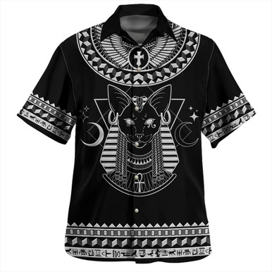 Egyptian Hawaiian Shirt Bastet Egypt