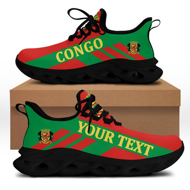 Republic of the Congo Clunky Shoes Custom Stripe Style