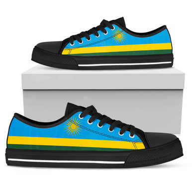 Rwanda Low Top Shoes Original Flag