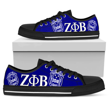 Zeta Phi Beta Low Top Shoes Greek Life