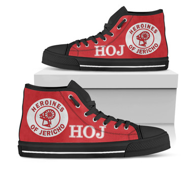 Heroines of Jericho High Top Shoes Greek Life