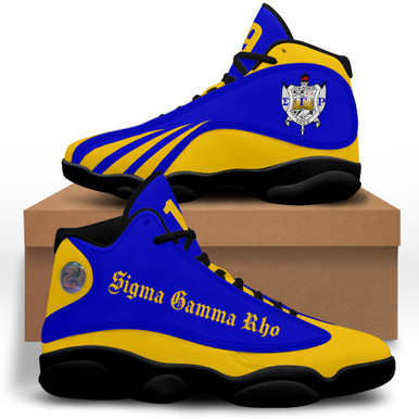Sigma Gamma Rho High Top Basketball Shoes J 13 Greek Life