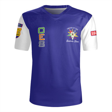 Order of the Eastern Star Rugby Jersey OES Eastern Star