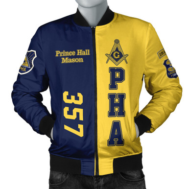 Prince Hall Freemasonry Bomber Jacket Mason 357 Prince Hall Masonic