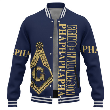 Prince Hall Freemasonry Baseball Jacket Blue PHA Style