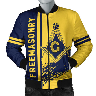 Prince Hall Freemasonry Bomber Jacket Quater Style