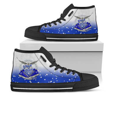Zeta Phi Beta High Top Shoes Chuck And Pearl 2024