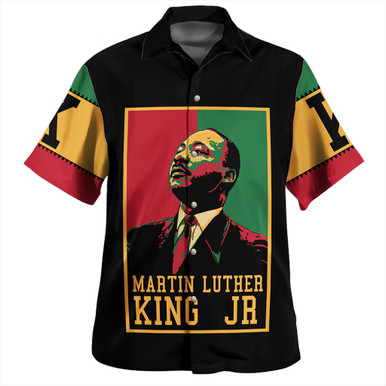 Black History Hawaiian Shirt Martin Luther King Retro