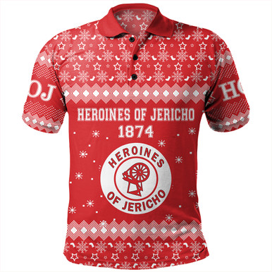Heroines of Jericho Polo Shirt Christmas Mascot Greek Life