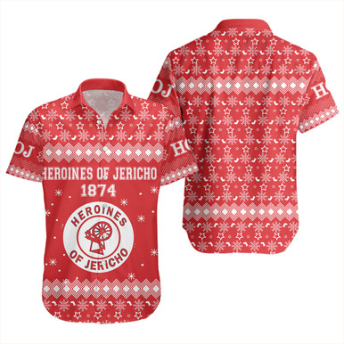Heroines of Jericho Short Sleeve Shirt Christmas Mascot Greek Life