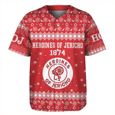Heroines of Jericho Baseball Shirt Christmas Mascot Greek Life