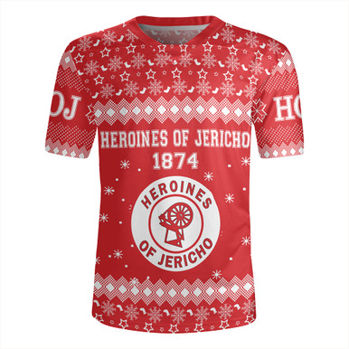 Heroines of Jericho Rugby Jersey Christmas Mascot Greek Life