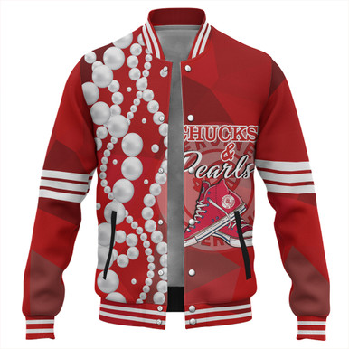 Heroines of Jericho Baseball Jacket Chuck And Pearl