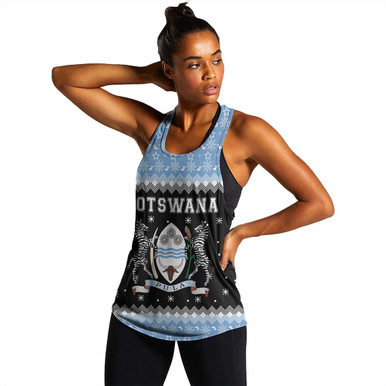 Botswana Women Tank Christmas Coat of Arms