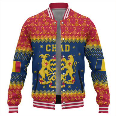 Chad Baseball Jacket Christmas Coat of Arms