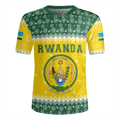 Rwanda Rugby Jersey Christmas Coat of Arms