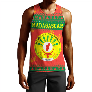 Madagascar Tank Top Christmas Style Pattern