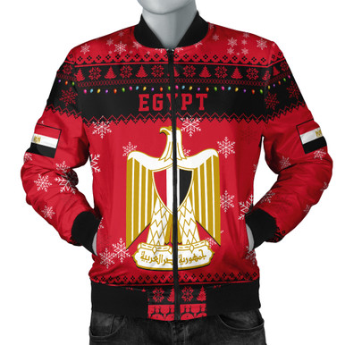 Egypt Bomber Jacket Christmas Style Pattern