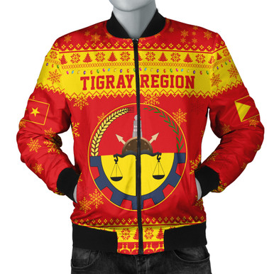 Tigray Bomber Jacket Christmas Style Pattern