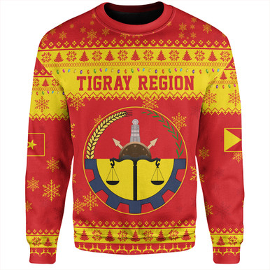 Tigray Sweatshirt Christmas Style Pattern