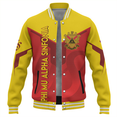 Phi Mu Alpha Sinfonia Baseball Jacket Arrow Style