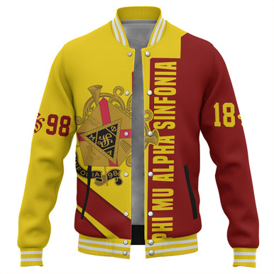 Phi Mu Alpha Sinfonia Baseball Jacket Half Concept
