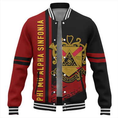 Phi Mu Alpha Sinfonia Baseball Jacket Quater Style