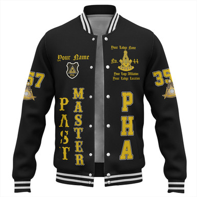 Prince Hall Freemasonry Baseball Jacket Custom PHA Past Master