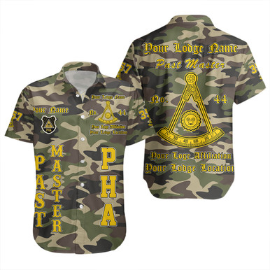 Prince Hall Freemasonry Short Sleeve Shirt Custom PHA Past Master Ver.1 ...