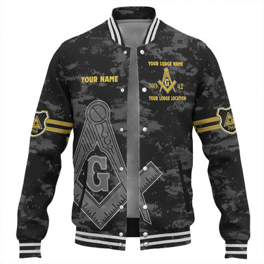 Prince Hall Freemasonry Baseball Jacket Custom PHA Lodge Special Grunge