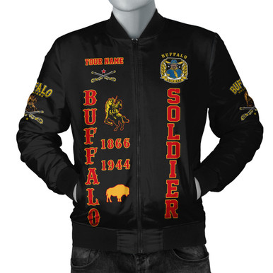 Buffalo Soldiers Bomber Jacket Custom Walking Style