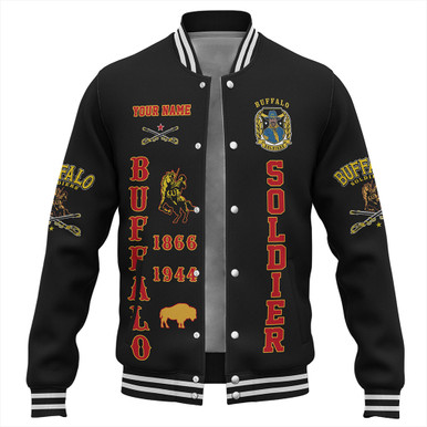 Buffalo Soldiers Baseball Jacket Custom Walking Style