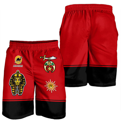 Prince Hall Shriners Men Short Nobles Mystic Shrine Pharaoh