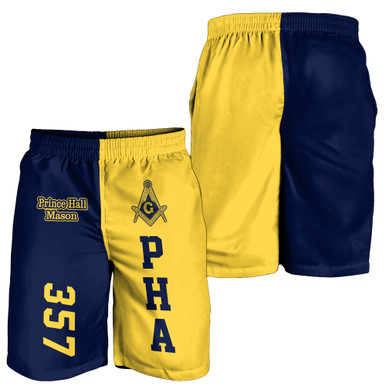 Prince Hall Freemasonry Men Short Mason 357 Prince Hall Masonic