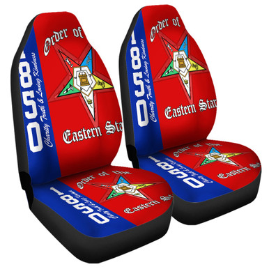 Order of the Eastern Star Car Seat Cover OES Letter Since 1850