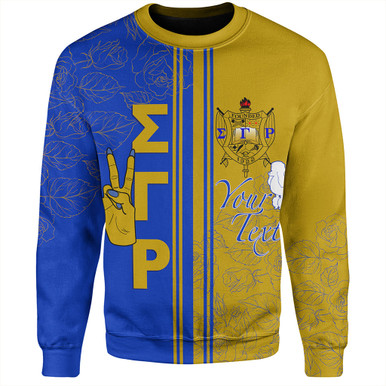 Sigma Gamma Rho Sweatshirt Custom Rhoyalty Rose Style