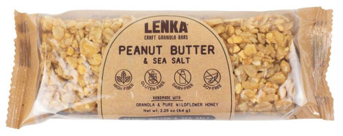 Lenka Bar Gluten-Free Peanut Butter Handmade Granola Bars