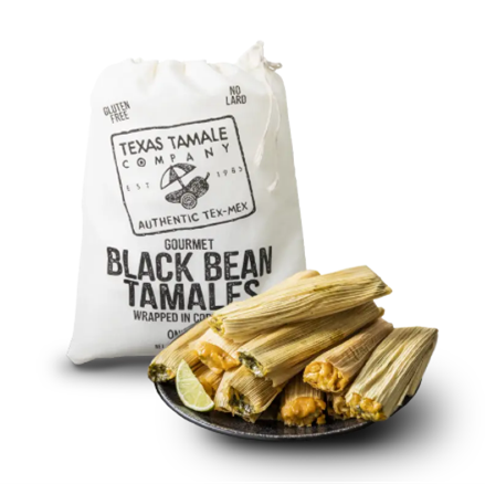 Texas Tamale Company Black Bean Tamales - FROZEN