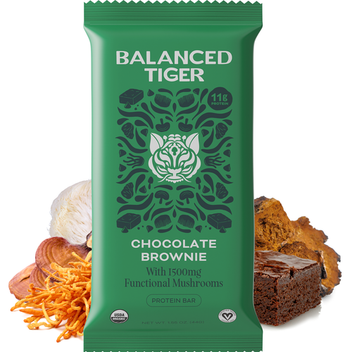 Balanced Tiger Chocolate Brownie Protein Bar