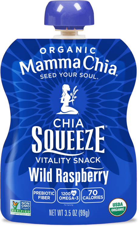 Mamma Chia Organic Wild Raspberry Squeeze Snacks
