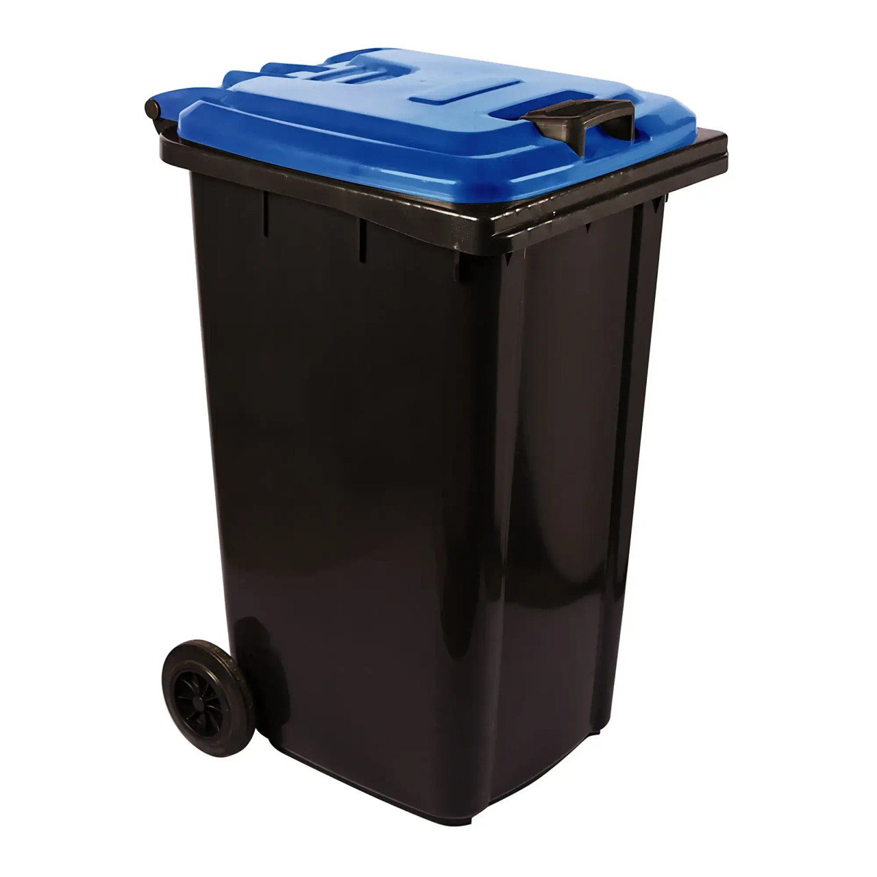 AllWeather Wheelie 240L Blue Lid Bin | Office Stock