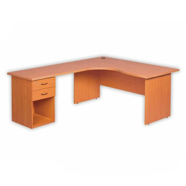 Cluster Desk , Two Drawer Pedestal with Opening-1 | Buy Office ...