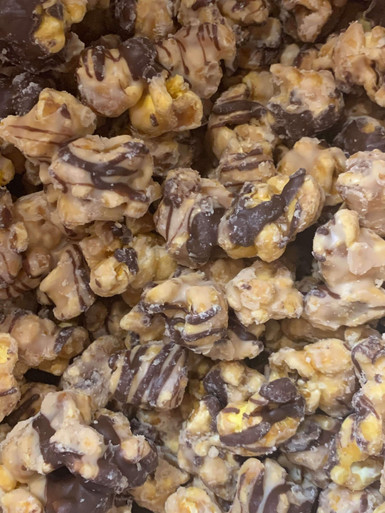 Buckeye Drizzle Popcorn
