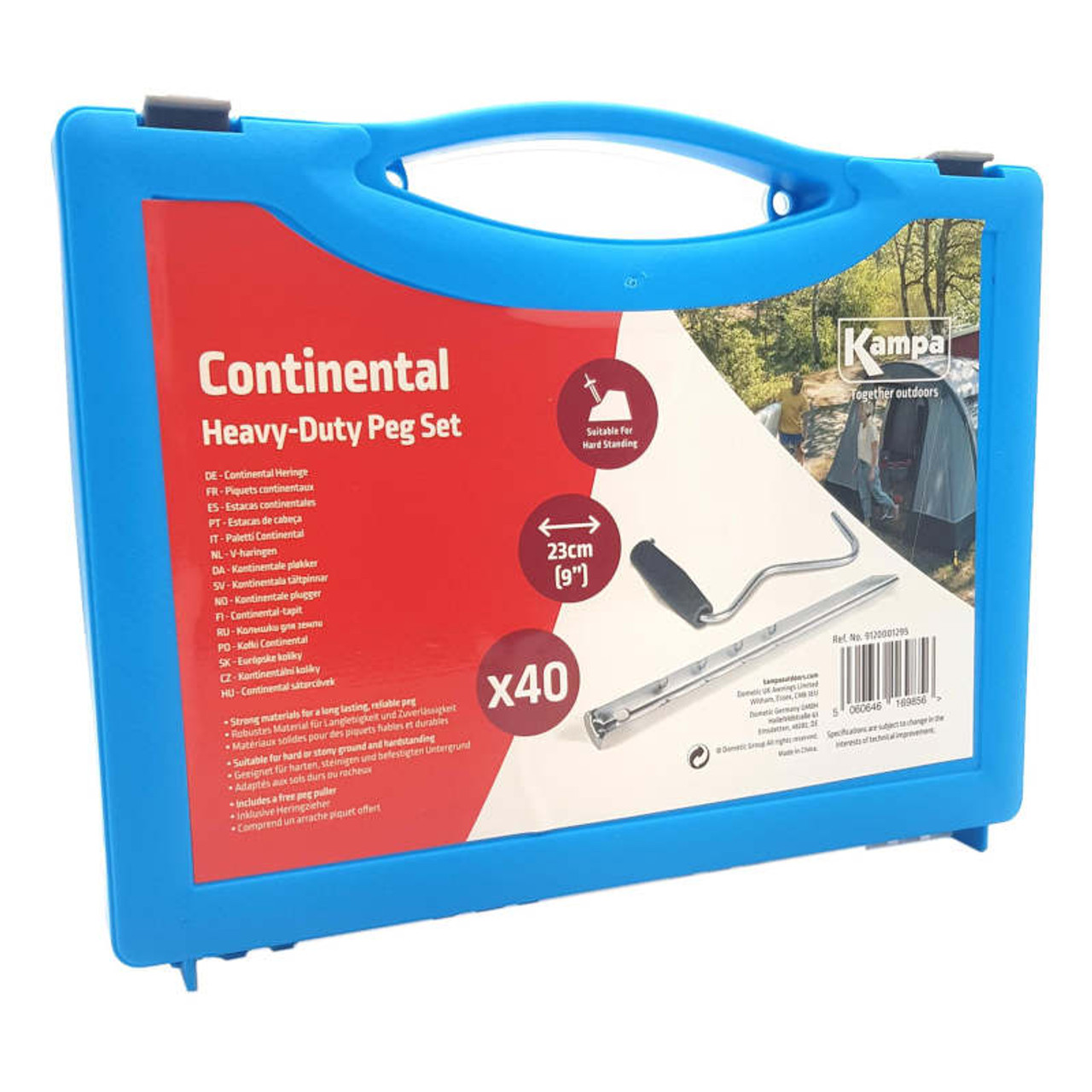 Kampa Continental Camping Peg Set