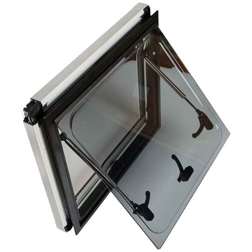 Campervan Window with Top Hinge, Blinds & Flyscreen by Adventurer