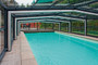 Orion Wide and Tall Telescopic Retractable Swimming Pool Cover Enclosure