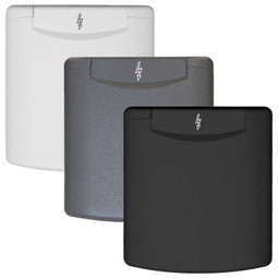 FAWO 240v Flush Mains Inlet Box With Magnetic Closure Caravan Campervan ...