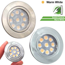 Dimatec Recessed Minispot Nickel/Chrome CampervanDownlight