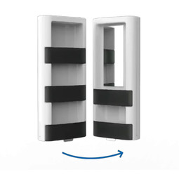 Caravan Bathroom Rotating Vanity Shelves