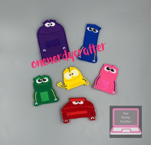 StoryBots Inspired Finger Puppet Set - OneNerdyCrafter